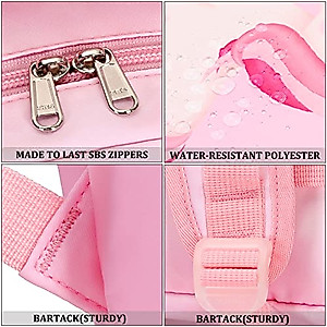 JIANYA Kids Backpack for School Girls Backpack Lunch Box Set Unicorn Preschool Kindergarten Bookbag with Chest Strap