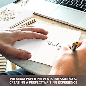 AUDREE 20 Pack Blank Cards and Envelopes 4x6 - Watercolor Wildflowers Blank Greeting Cards with Envelopes and Matching Sticker - Blank Note Cards and Envelopes for All Occasions