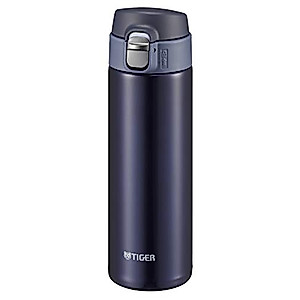 Tiger Thermos Bottle MMJ-A482AJ TIGER Mug Bottle, 16.2 fl oz (480 ml), Sahara One-Touch Lightweight, Navy