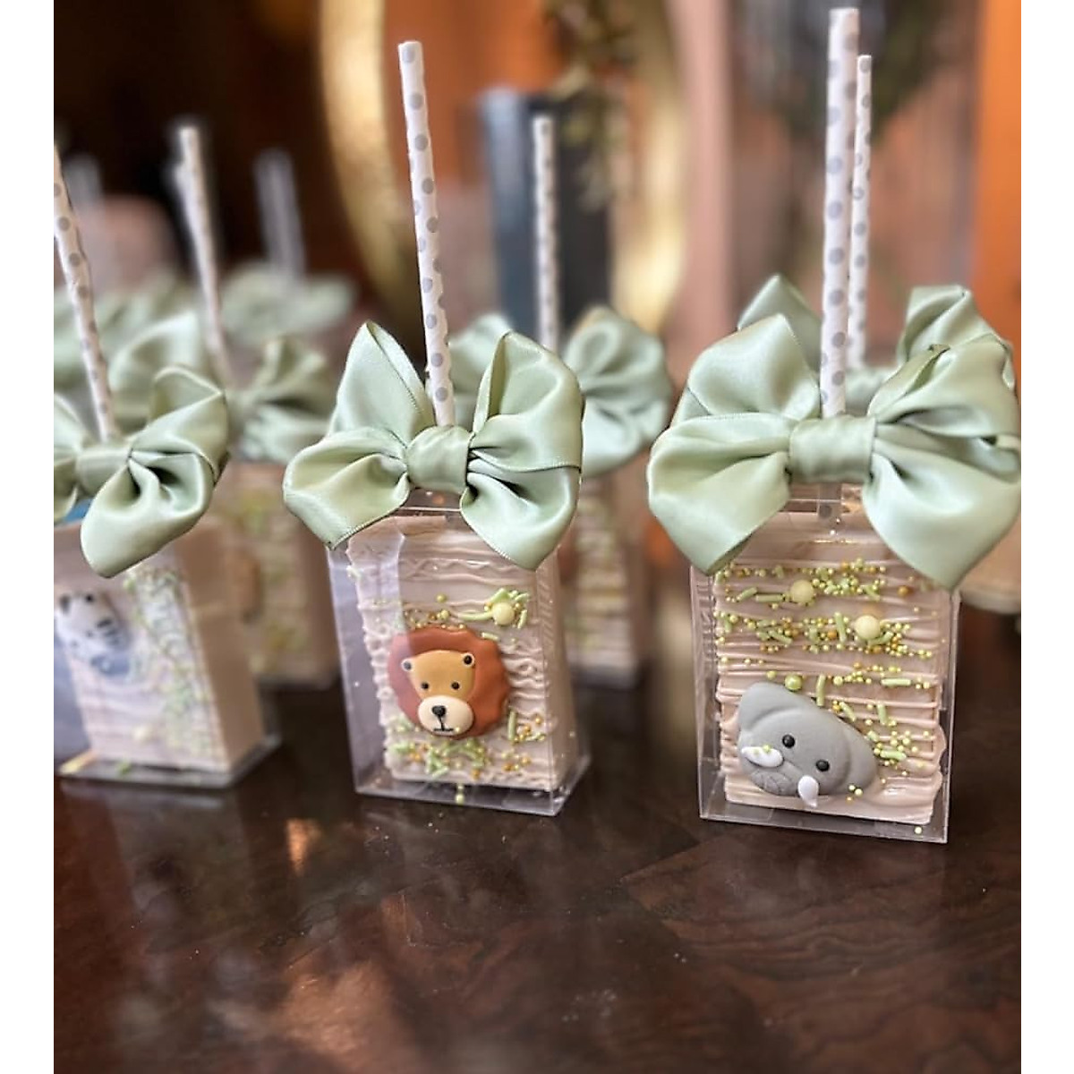 XINHPKGG 35pcs 3.5"x 2.5"x 1.38" Clear Rice Krispie Treat Boxes: Cakesicle Boxes Clear Favor Boxes Macaron Boxes Clear Treat Boxes Party Favors Boxes