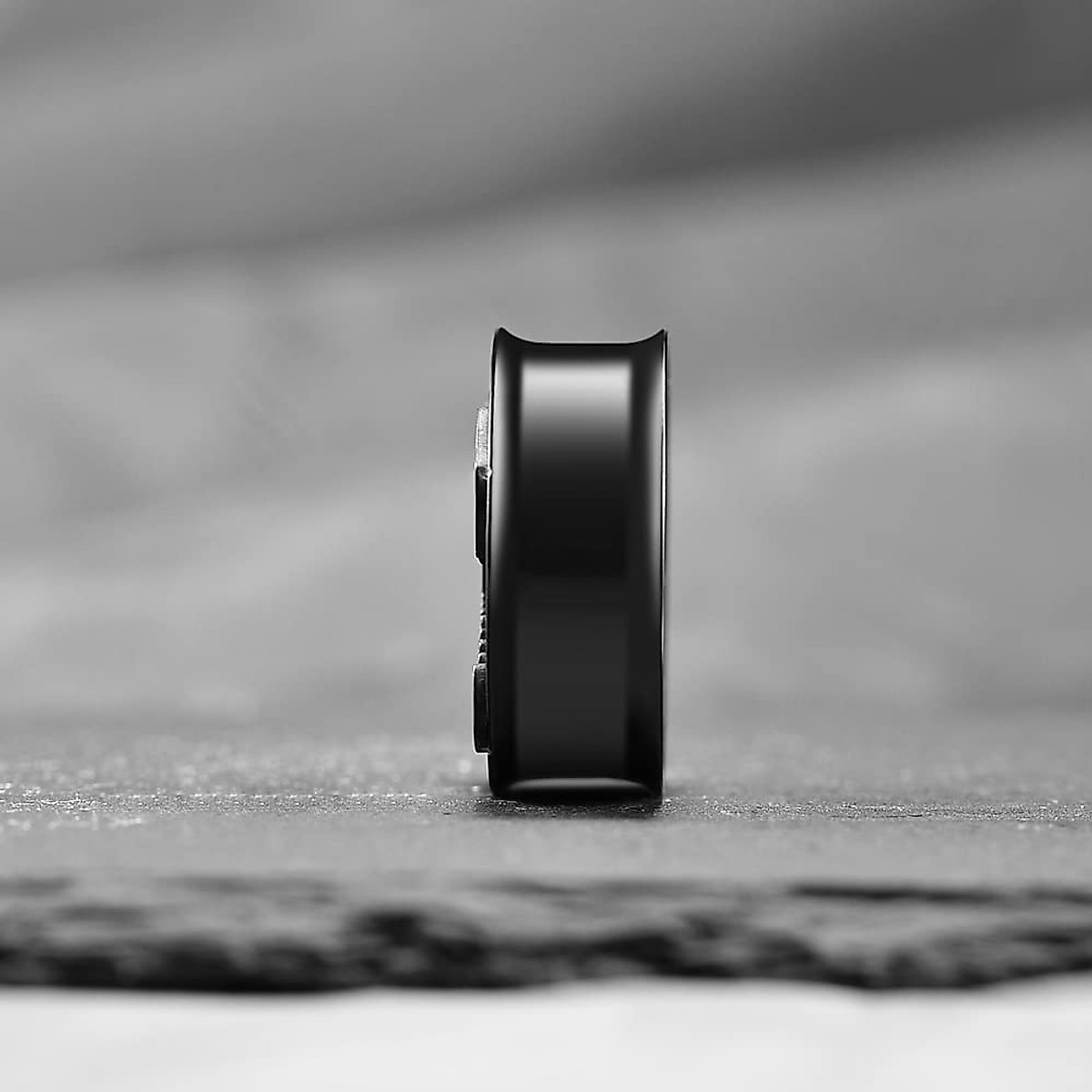 COOEAR Double Flared Gauges for Ears Rose Gold Logo Plugs and Tunnels Can't Screw Piercing Expander Stretchers Jewelry 00g to 1 Inch.