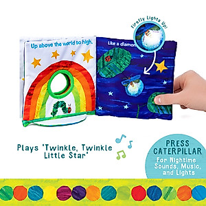 KIDS PREFERRED Eric Carle Soft Book: Twinkle Twinkle Little Star with Sounds, 7 inches (55736)
