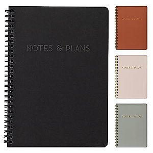 Simplified Daily Planner And Notebook With Hourly Schedule - Aesthetic Spiral To do List Notepad to Easily Organize Your Tasks And Appointments - Stylish Book And School Or Office Supplies For Women