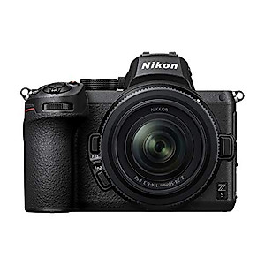 Nikon Z5 + Z 24-50mm + FTZ Kit Mirrorless Camera Kit (273-point Hybrid AF, 5-axis in-Body Optical Image stabilisation, 4K Movies, Dual Card Slots) VOA040K003