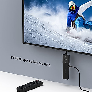 BENFEI HDMI to VGA, Uni-Directional HDMI Computer to VGA Monitor Adapter (Female to Male) with 3.5mm Audio Jack Compatible with TV Stick, Computer, Desktop, Laptop, PC, Monitor, Projector, Roku, Xbox