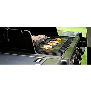 COOKINA Barbecue Reusable and Non-Stick Grilling Sheet, 1 EA, Black