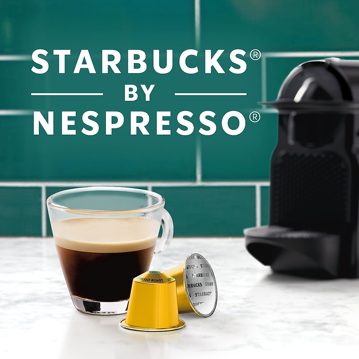 Starbucks by Nespresso Blonde Roast Espresso (50-count single serve capsules, compatible with Nespresso Original Line System)