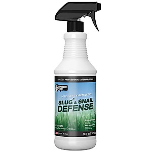 Exterminators Choice Slug and Snail Spray | 32 Ounce | Repels Most Common Types of Slugs and Snails | Natural, Non-Toxic Formula | Quick, Easy Pest Control | Safe Around Kids & Pets