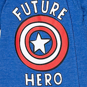 Marvel Avengers Baby Boys 3 Pack Zip-Up Long Sleeve Sleep N' Play Coverall 3-6 Months