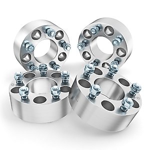 RockTrix 4pcs 1.5 inch 5x135 to 5x5 Wheel Adapters (Changes Bolt Pattern) 14x2 Studs Compatible with Ford Expedition F150 F-150 Lincoln Navigator Blackwood (5x135 to 5x127 Spacers)