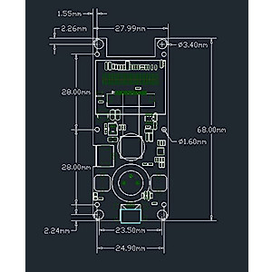 TTGO T-Camera ESP32 WROVER & PSRAM Camera Module ESP32-WROVER-B OV2640 Camera Module 0.96 OLED