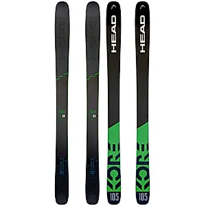 HEAD Unisex Kore 105 Graphene Grey Freeride Skis, Size: 180