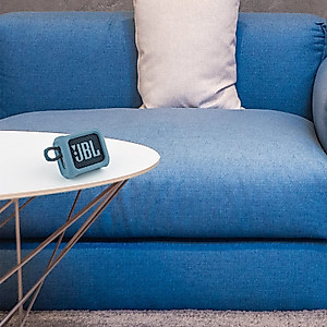 TXesign Silicone Case for JBL Go 3 Portable Speaker with Removable Strap for Bike Golf Cart Travel Carrying Case Protective Sleeve Speaker Cover (Sky Blue)