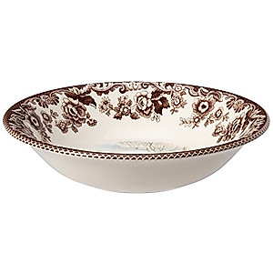 Spode Woodland Ascot Cereal Bowl, Red Fox, 8” | Perfect for Oatmeal, Salads, and Desserts | Made in England from Fine Earthenware | Microwave and Dishwasher Safe