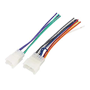 X AUTOHAUX 71-1761 Car Stereo CD Player Wiring Harness Wire Radio Adapter Install Plug Set for Toyota 1987-1994 for Subaru for Pioneer Headunits