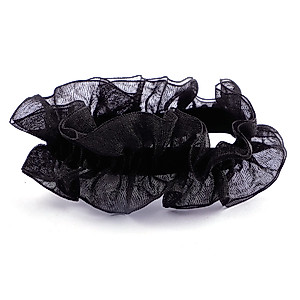 MILAKOO Black Lace Choker Goth Heart Love Charms Pendant Collar Necklace and Stretch Tattoo Bracelet