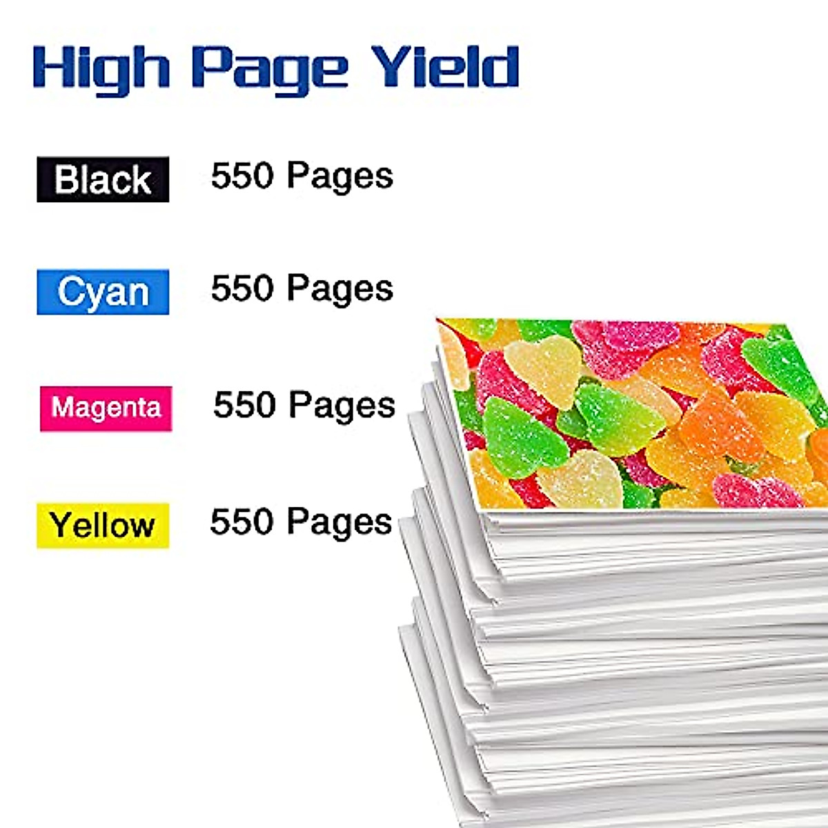 MM MUCH & MORE Compatible Ink Cartridge Replacement for Brother LC203XL LC-203XL LC203 XL to use for MFC-4320DW MFC-J4420DW MFC-J4620DW MFC-J460DW (10 Pack, 4 Black, 2 Cyan, 2 Magenta, 2 Yellow)