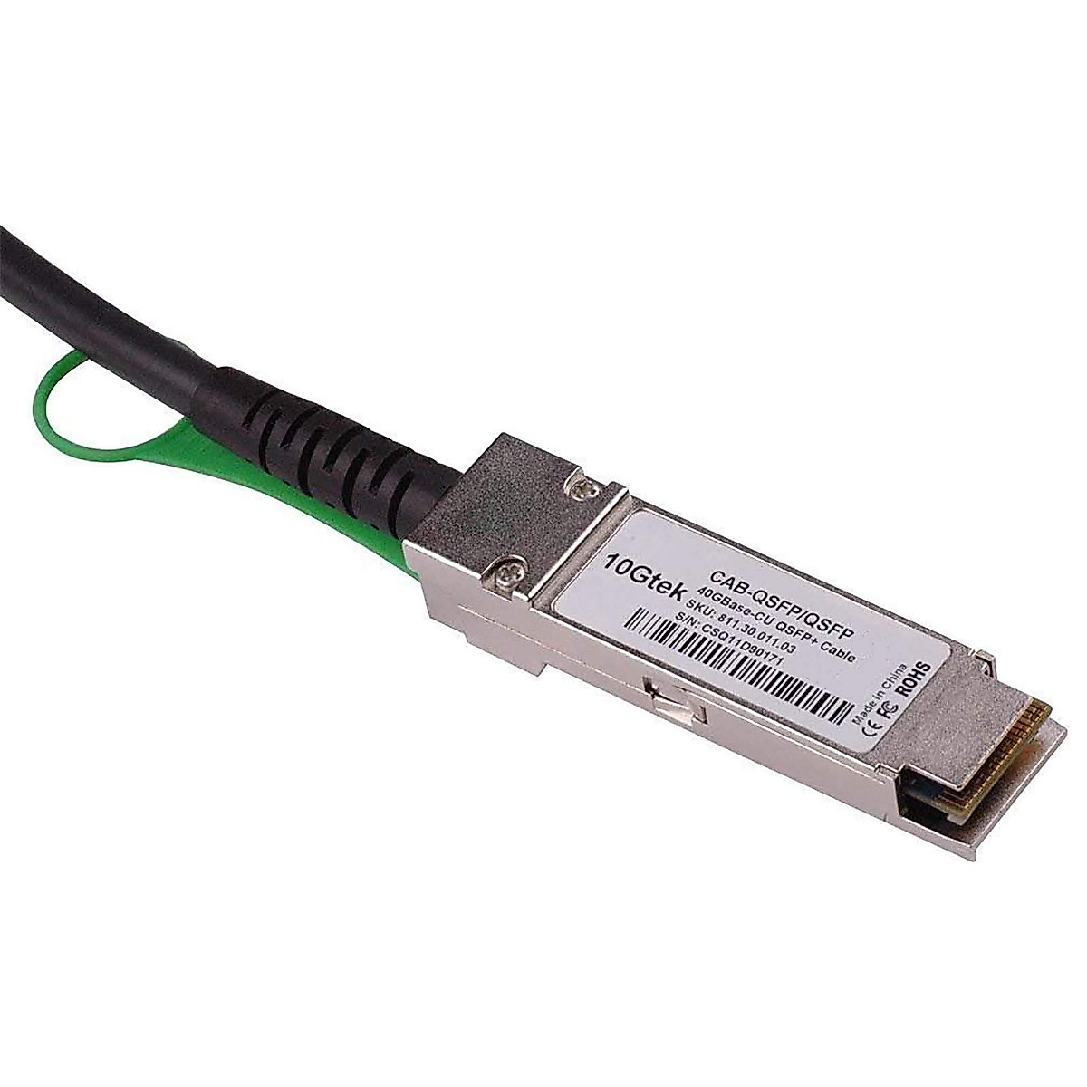 40G QSFP+ DAC Cable - 40GBASE-CR4 Passive Direct Attach Copper Twinax QSFP Cable for Intel XLDACBL3 Devices, 3-Meter(10ft)