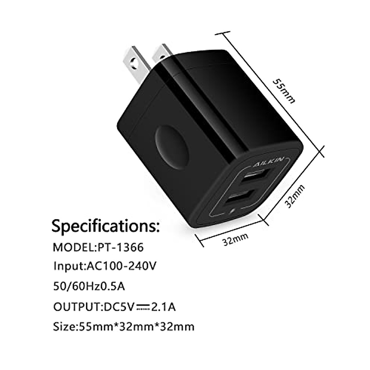 Micro USB Charger, Dual USB Port Wall Block with 6FT Android Fast Charging Cable for Kindle Fire HD 10 8 7 Kids Edition Tablet Paperwhite E-Reader, Samsung J8 J7 Pro S6 S7, Droid Cord AC Power Adapter