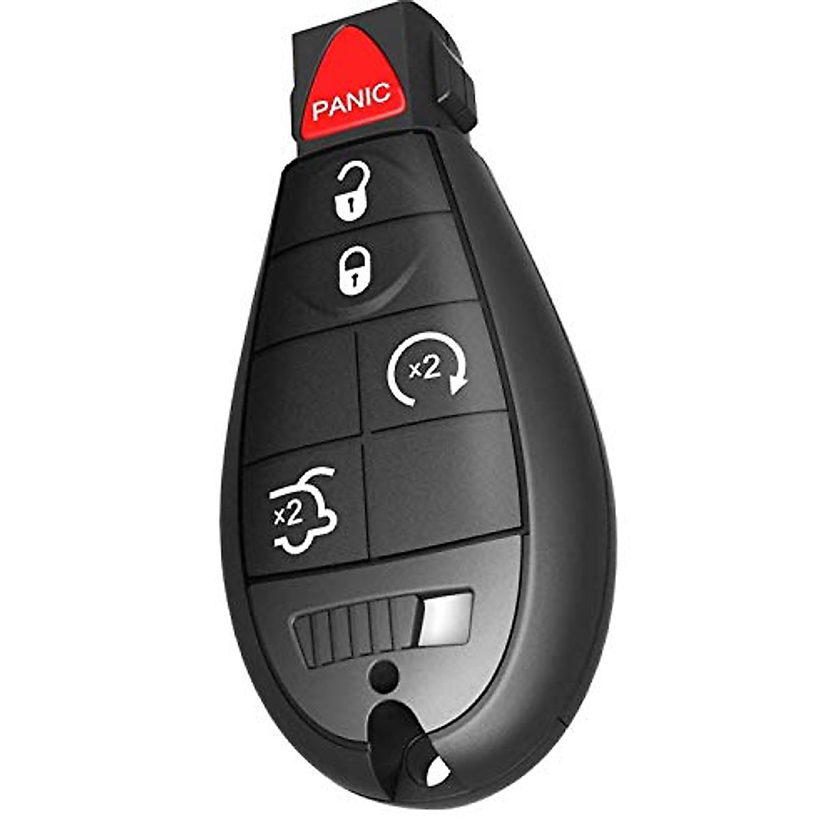 5 Button Key Fob Compatible for Jeep Grand Cherokee 2008-2010,Jeep Commander 2008-2010 (New Keyless Keyless Entry Remote Key Fob Replacement M3N5WY783X IYZ-C01C