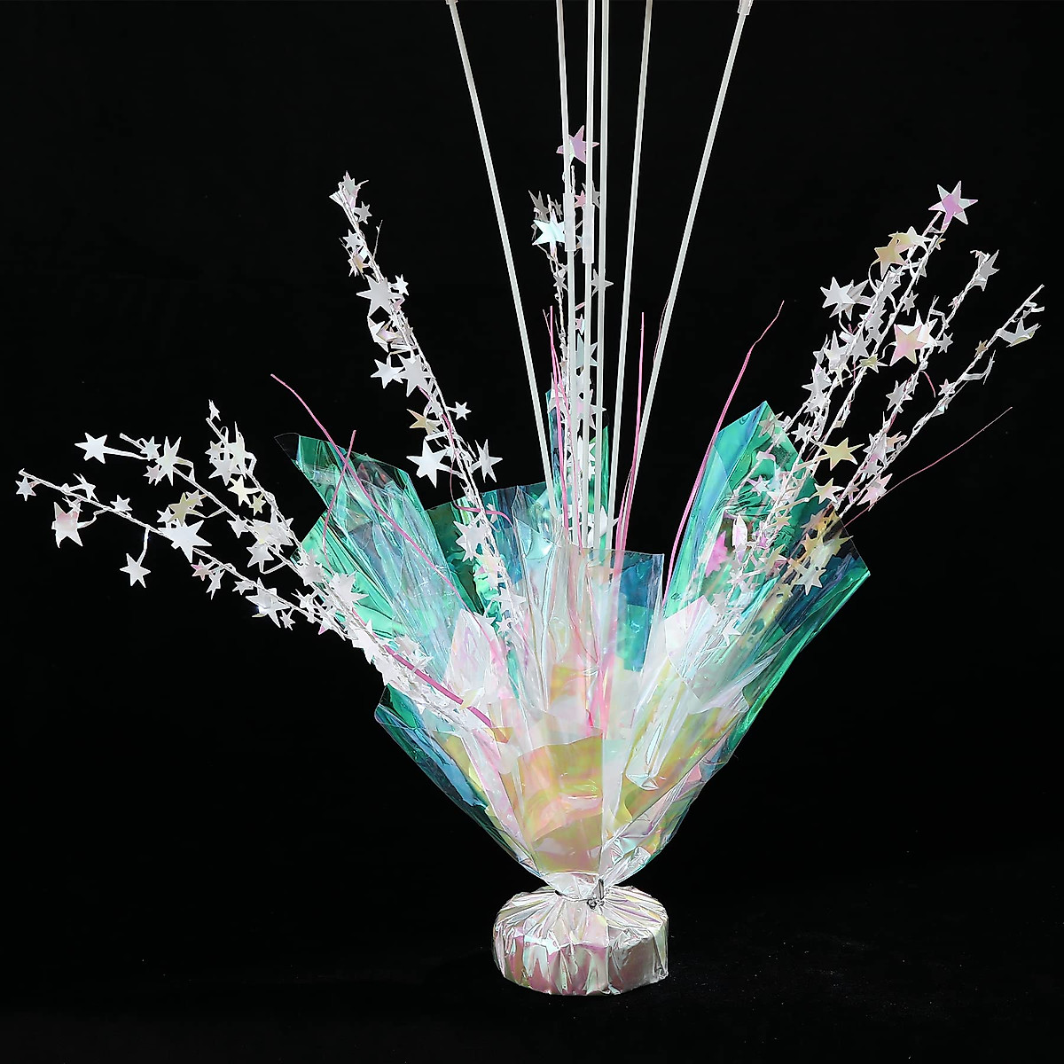 2 Sets Pastel Balloons Centerpiece for Table, Rainbow Balloon Stand Kit for Birthday Party Wedding Baby Shower Prom Tabletop Decorations