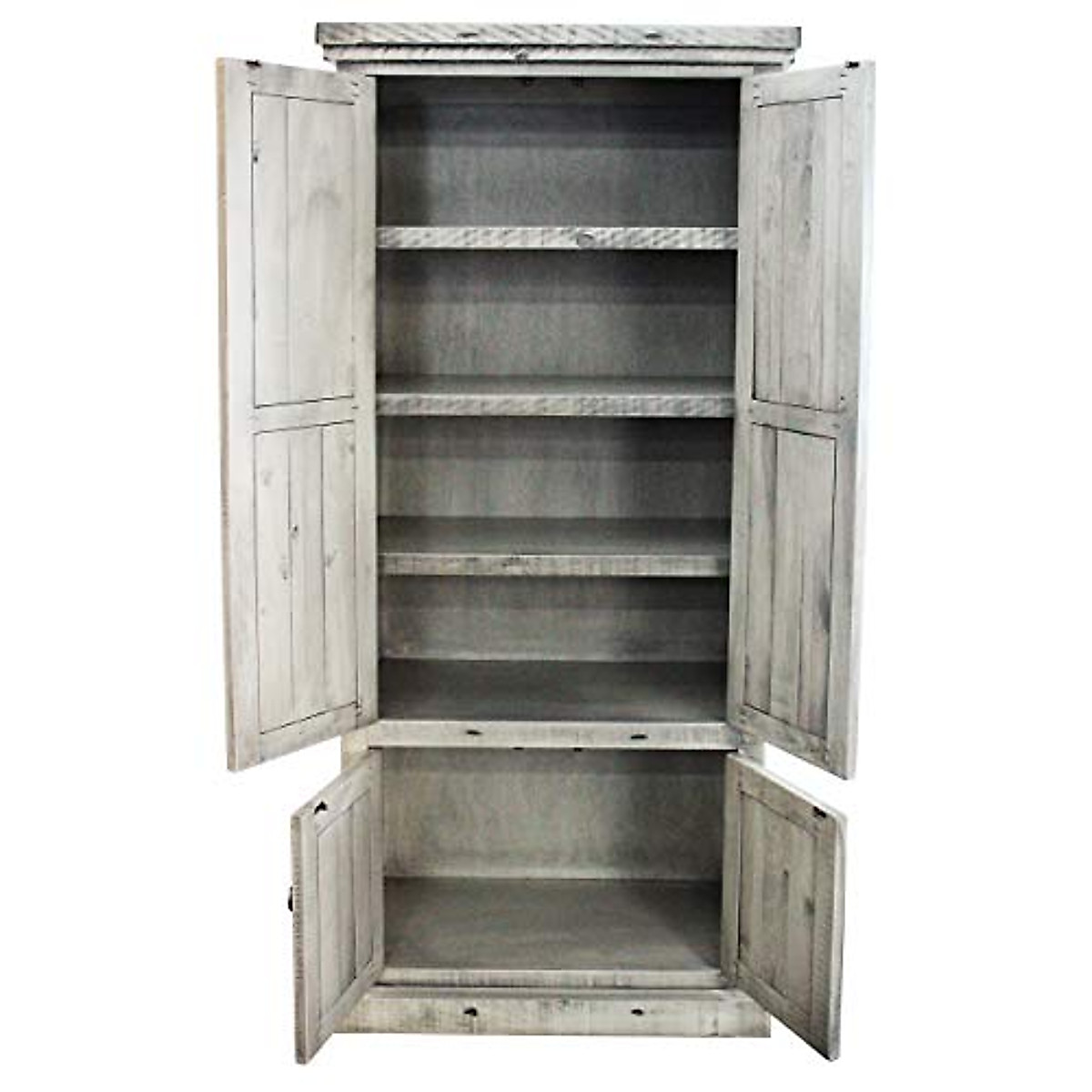 American Heartland MFG. Rustic Double Door Pantry, Rustic Dela Verria