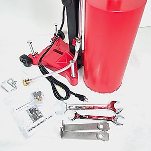 BLUEROCK Model 8Z1RB Concrete Core Drill with Rolling Base Stand 2400W Asphalt Masonry Diamond Drilling
