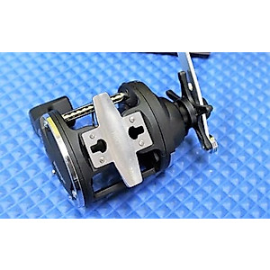 Okuma Magda Pro Line Counter Levelwind Trolling Reel, Small, Black/Silver, MA-30DLX