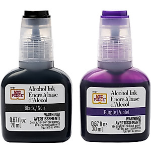 Mod Podge, Galaxy Alcohol Set of 2 .67 fl oz / 20 ml Kit, DIY Epoxy Resin Ink Supplies for Arts and Crafts, 25287