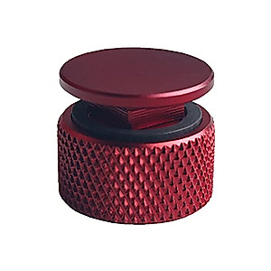 DEWHEL Welding Hood Helmet Fasteners Aluminum 1 Pair (Red)