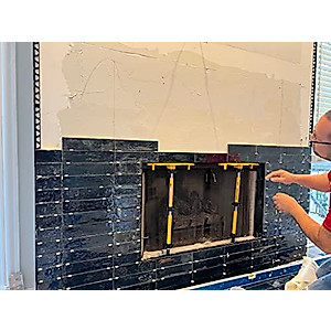 Planum Tile Niche Supporter for Shower Niche Tiling Tools and Renovations Tool Kit for Home Remodeling Construction Installation of Ceramic Porcelain Tiles for Niche Shower Shelf Insert Aluminum Kit