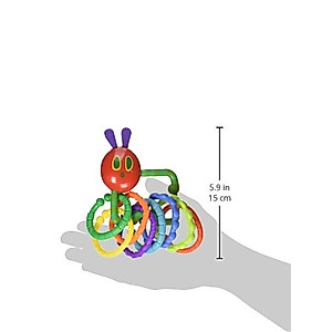 World of Eric Carle, The Very Hungry Caterpillar Rattle Teether with Links
