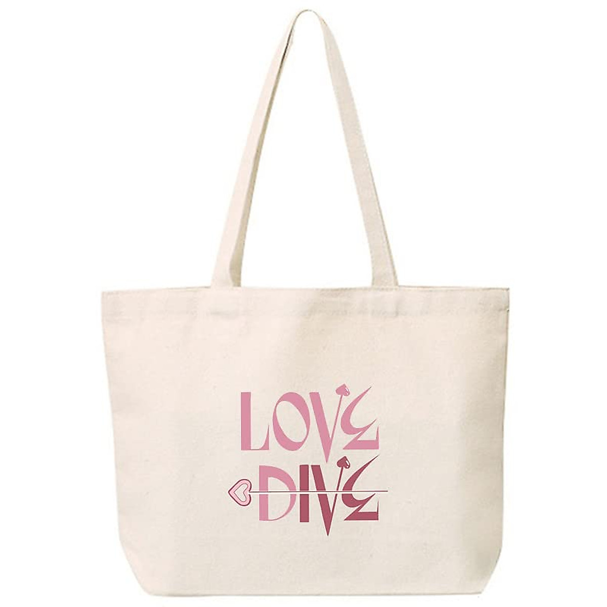 Kpop IVE Love Dive Yujin Gaeul Wonyoung LIZ Rei Leeseo Merchandise Canvas Shoulder Bag Hobo Crossbody Handbag Casual Tote for Girls Women Gifts（c）