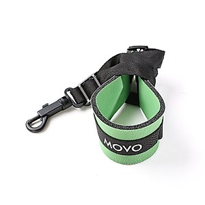 Movo MS-20J-B Music Instrument Neck Strap for Saxophones, Horns, Bass Clarinets, Bassoons, Oboes and More (Blue - Medium Length)