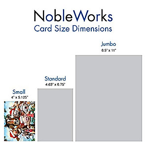 The Best Card Company - Variety Pack of 20 Christmas Greeting Cards with Envelopes, Humor Holiday Assortment for Men and Women (10 Designs, 2 Each) Merry Christmas to Zoo AM6652XSG-B2x10