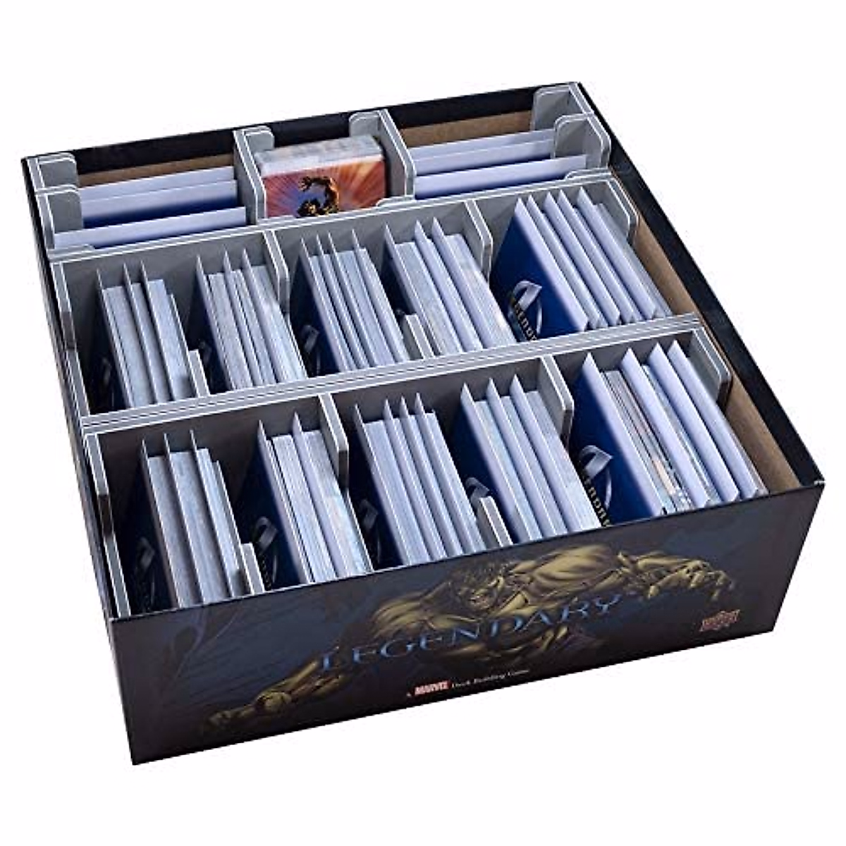 Folded Space Marvel Legendary Deck Building Game and Expansions Board Game Box Inserts Organizer