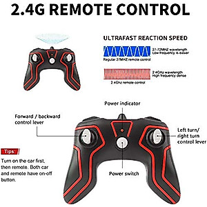 RC Cars Stunt Car Toy, Amicool 4WD 2.4Ghz Remote Control Car Double Sided Rotating Vehicles 360° Flips, Kids Toy Cars for Boys & Girls Birthday No Battery