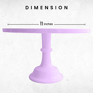 11 Inch Purple Melamine Cake Stand