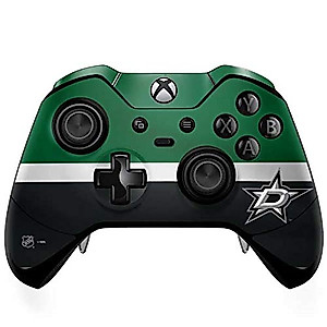 Skinit Decal Gaming Skin compatible with Xbox One Elite Controller - Officially Licensed NHL Dallas Stars Jersey Design