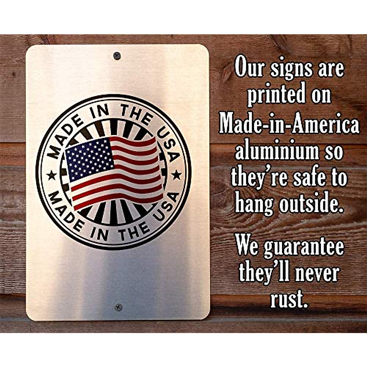 Chicken Signs for Coop Funny Outdoor - Property Protected by Chickens Funny Chicken Coop Sign - Chicken Accessories Indoor/Outdoor Chicken on Coop - Vintage Kitchen Decor Gifts for Chicken Owners