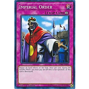 Yu-Gi-Oh! - Imperial Order - SDRR-EN040 - Common - 1st Edition - Structure Deck: Rokket Revolt