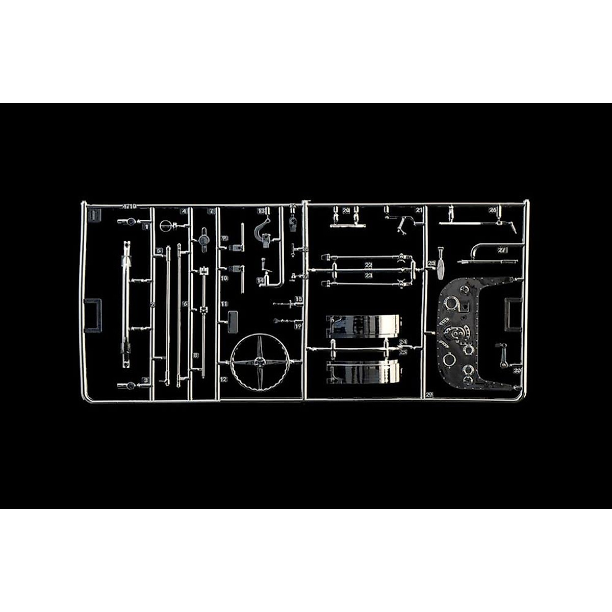 Italeri IT4710 4710 Bugatti Type 35B, 1/12 Scale, Plastic Kit, Modeling