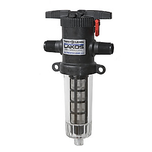 3/4" TwistIIClean Inline Water Filter (Black 140 mesh / 105 micron)