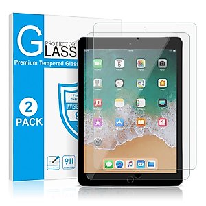 SMAPP [2 Pack] compatible with iPad 9.7" inch Screen Protector Glass, Tempered Glass Screen Protector-Apple Pencil Compatible/Scratch Resistant