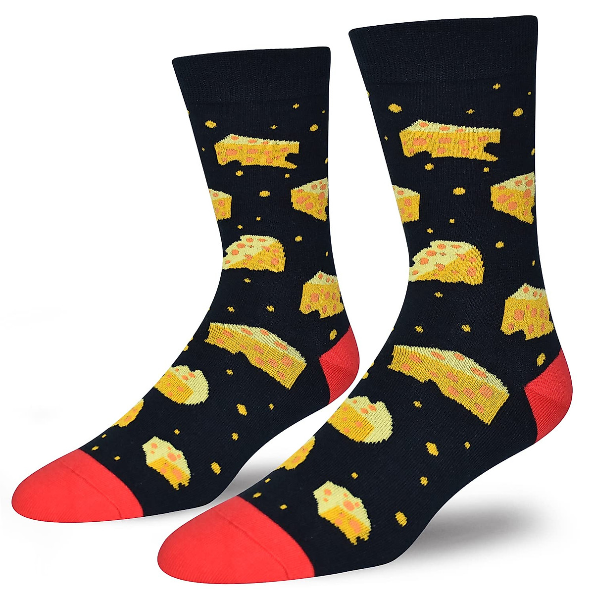 Cheese Lovers Gifts Funny Cheese Socks for Women Men Dad Mom Grandpa Grandma