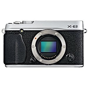 Fujifilm X-E2 16.3 MP Mirrorless Digital Camera with 3.0-Inch LCD - Body Only (Silver)