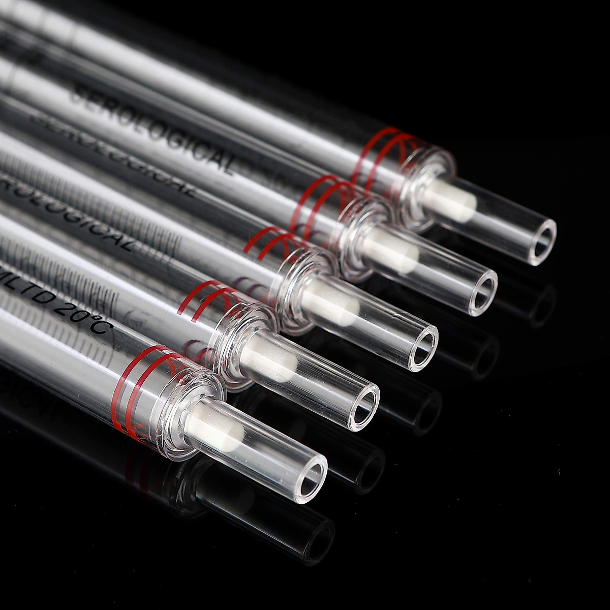 Eowpower 20 Pack 25ml Disposable Sterile Serological Pipettes with Graduated, Individually Packaged