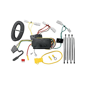 Tekonsha 118405 T-One® T-Connector Harness, 4-Way Flat, w/Circuit Protected ModuLite® Module, Compatable with 2014-2018 Mazda 3, 2003-2008 Mazda 6, 2007-2012 Mazda CX-7, 2007-2017 Toyota Camry, 2014-2019 Toyota Corolla, 2007-2014 Toyota FJ Cruiser