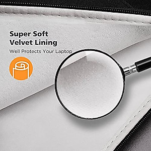 NIDOO Laptop Sleeve 15.6 inch Computer Bag for 15.6" Lenovo Legion 5 / Legion Slim 7 / ThinkPad T15 E15 / 16" Legion 7i / Legion 5 Pro / IdeaPad 3i / 16.1" Gaming 16 / Acer Dell Carrying Case, Black