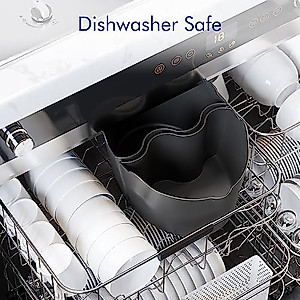 PotDivider Silicone Slow Cooker Liners Insert Fit for 8 QT Oval Crockpot Reusable Two-in-One Slow Cooker Divider - Leakproof and Dishwasher Safe Slow Cooker Accessories